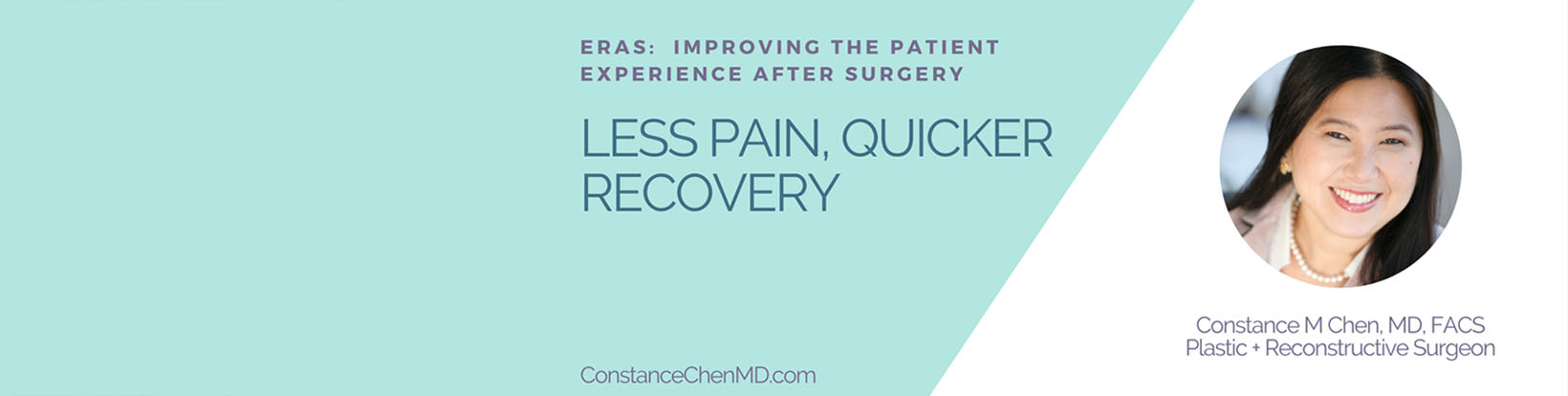 Less Pain, Quicker Recovery: ERAS Is All About Improving the Patient ...